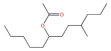 Semiochemical compound: 1-Pentyl-4-methylheptyl acetate | C15H30O2